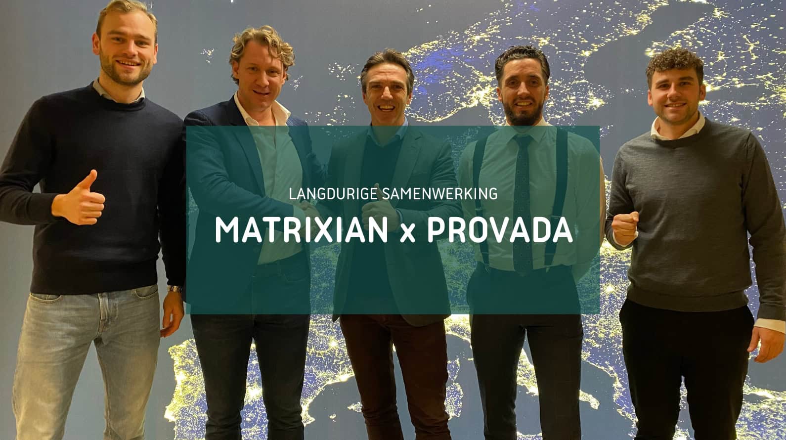 Matrixian en PROVADA kondigen driejarige samenwerking aan - Matrixian